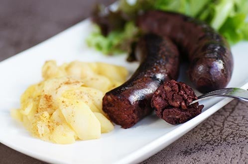 Boudin Noir Sausage - 4 Links | Goudy's French Cuisine